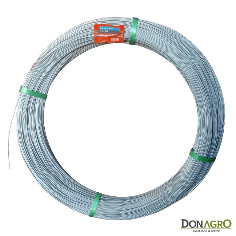 Alambre acero ACINDAR 16/14 Baqueano Mediana Res x 1000 mts - Don Agro