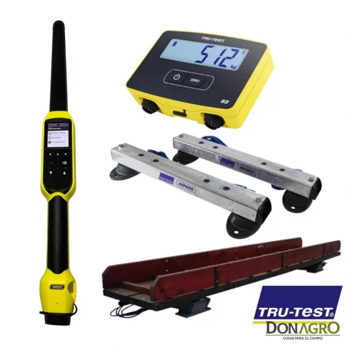 KIT Balanza Indicador S3 + Baston XRSi TRU-TEST0 + Plataforma 2000 Kgrs ...