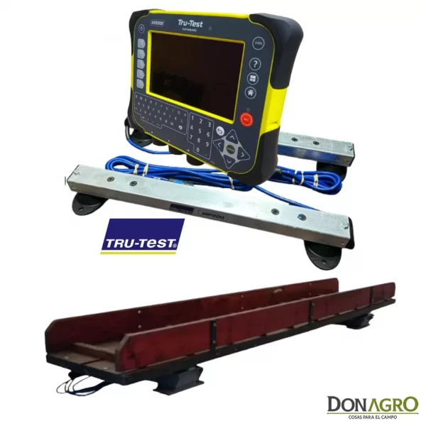 Balanza COMPLETA TRU-TEST JR5000 + Plataforma + Barras 60 cm 2000 Kgrs ...