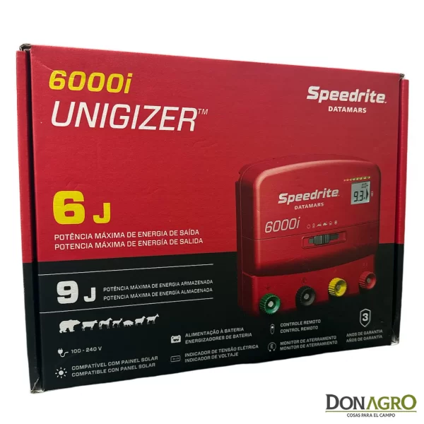 Electrificador 12v 220v Dual 6.0j Speedrite Datamars 6000i - Don Agro