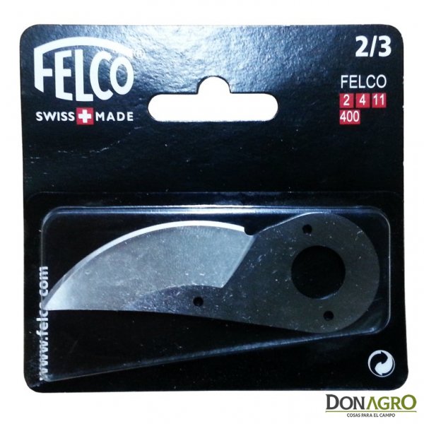 Repuesto Hoja Felco 2/3 para tijeras de podar Felco 2/4/11/400 - Don Agro